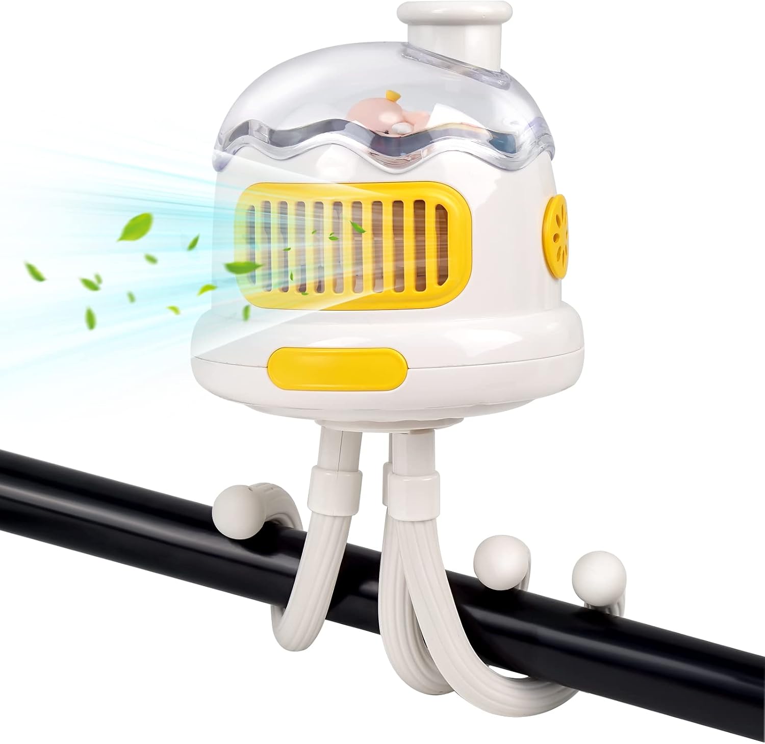 Amazon.com: Baby Stroller Fan Portable Flexible Tripod Clip On Fan with ...