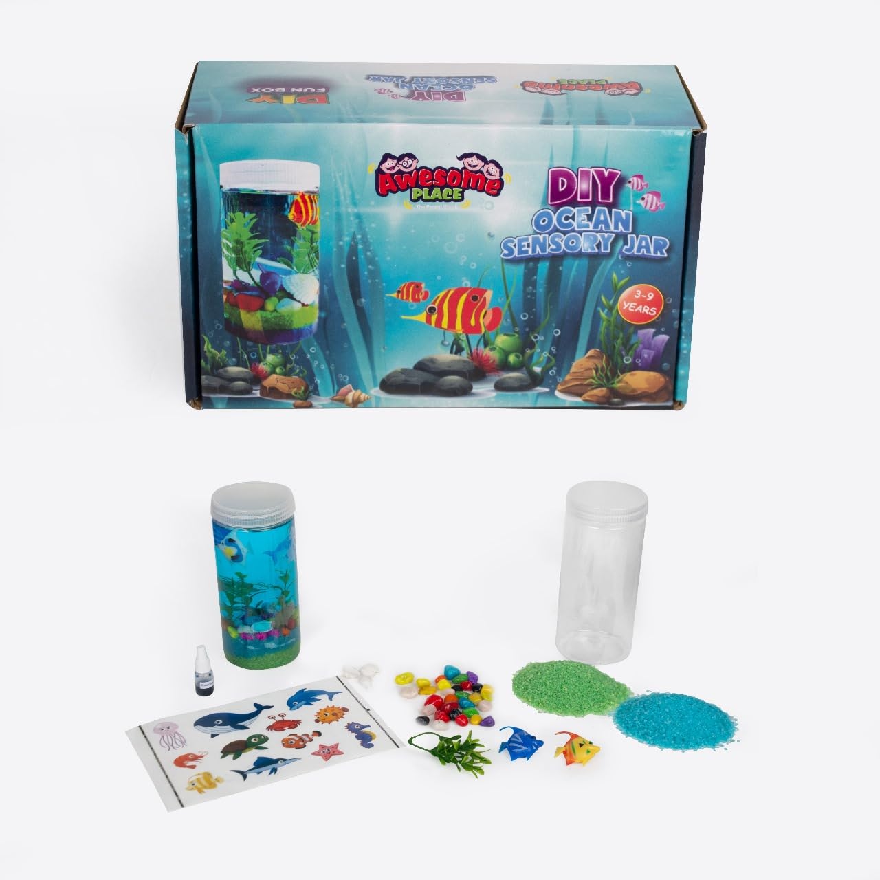 Awesome Place DIY Under The Sea Creatures Mini-Aquarium Water Kit for ...