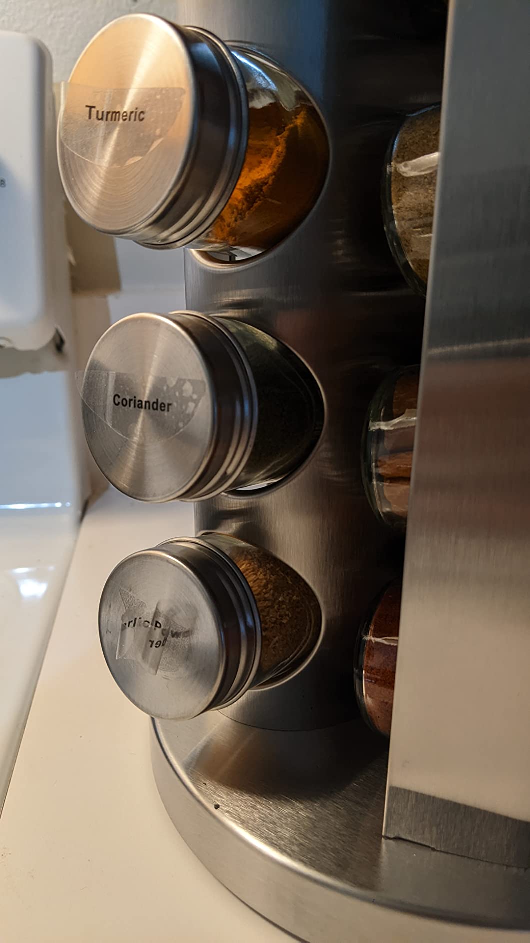 Amazon.com: Internet's Best Revolving Spice Tower - Square Spice Rack ...