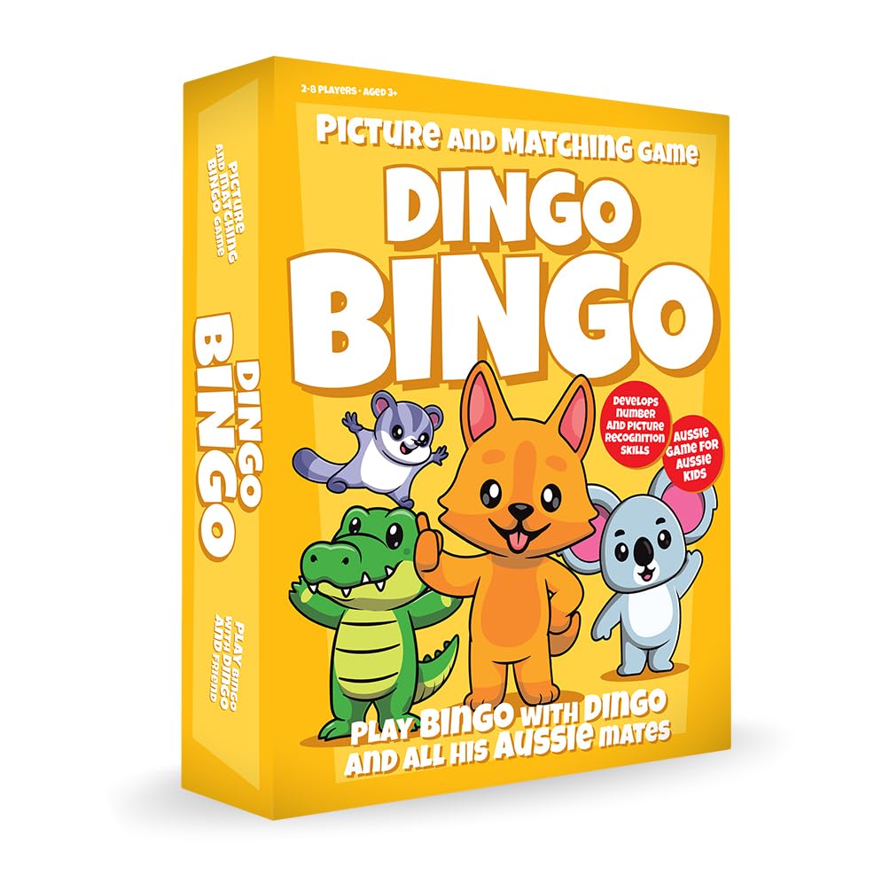 Dingo Bingo | Family Board Game | A Game for Aussies, Designed by ...