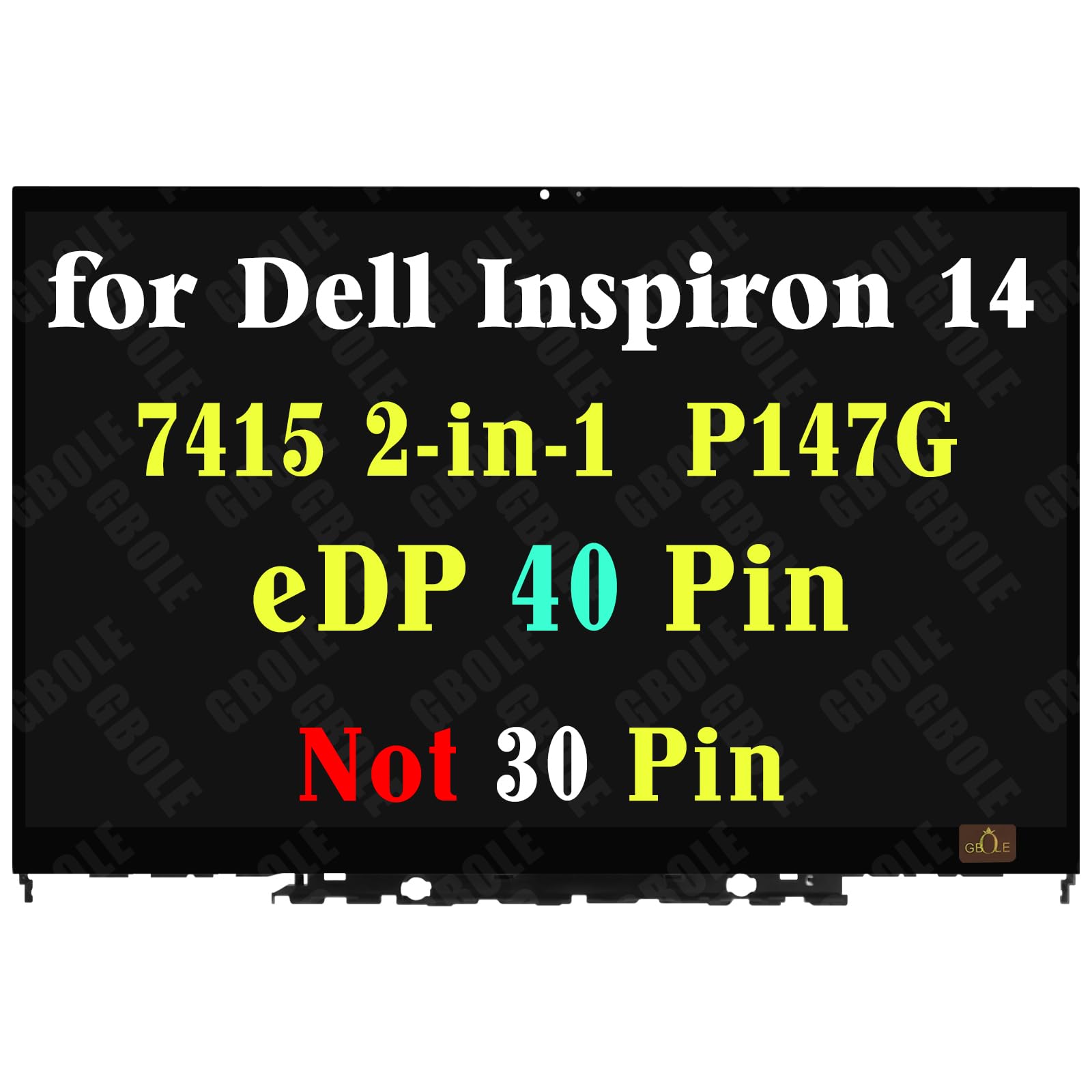 Amazon.com: GBOLE Screen Replacement for Dell Inspiron 14 5415 5410 ...
