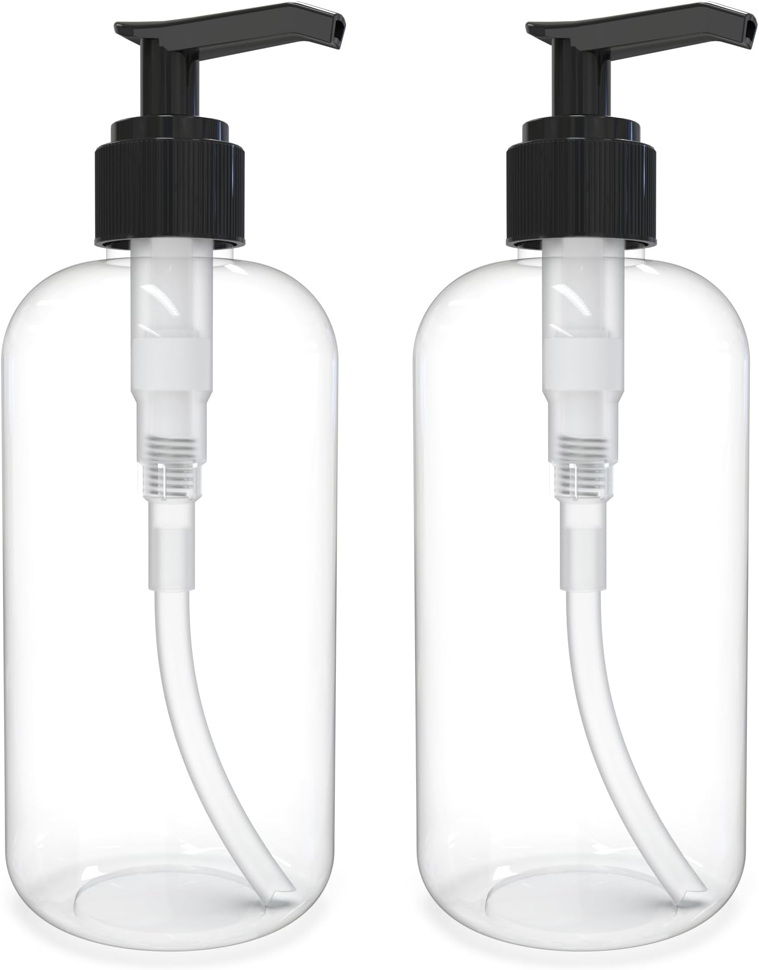 Amazon.com: Empty Plastic Pump Bottles Dispenser 4 Pack 16oz/500ml ...