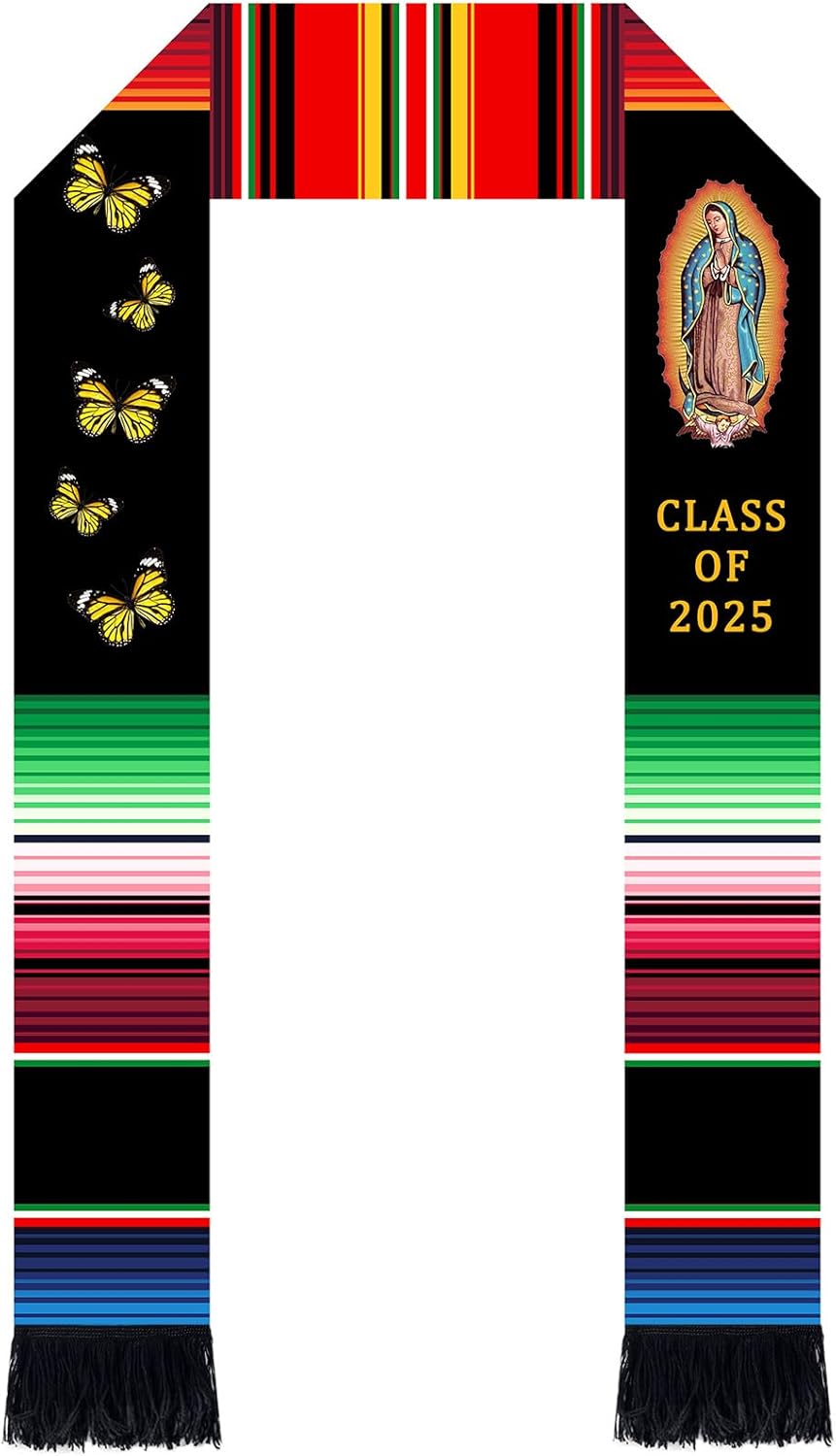 Moutina Mexican Graduation Sash Class of 2025 | Hispanic Graduation ...
