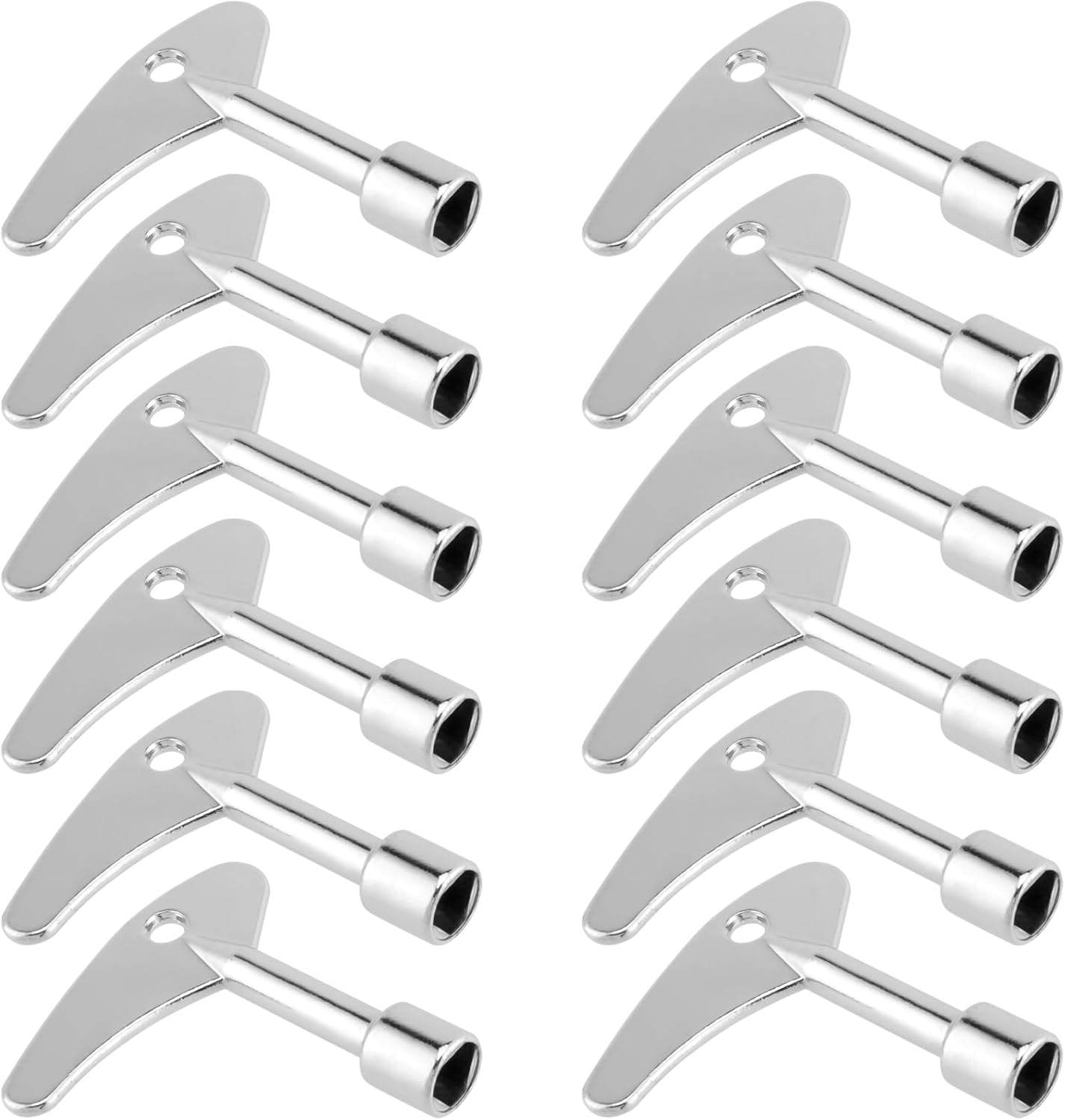 YUENPUN 12 PCS Small Triangle Key, Triangle Spanner Key, Zinc Alloy ...