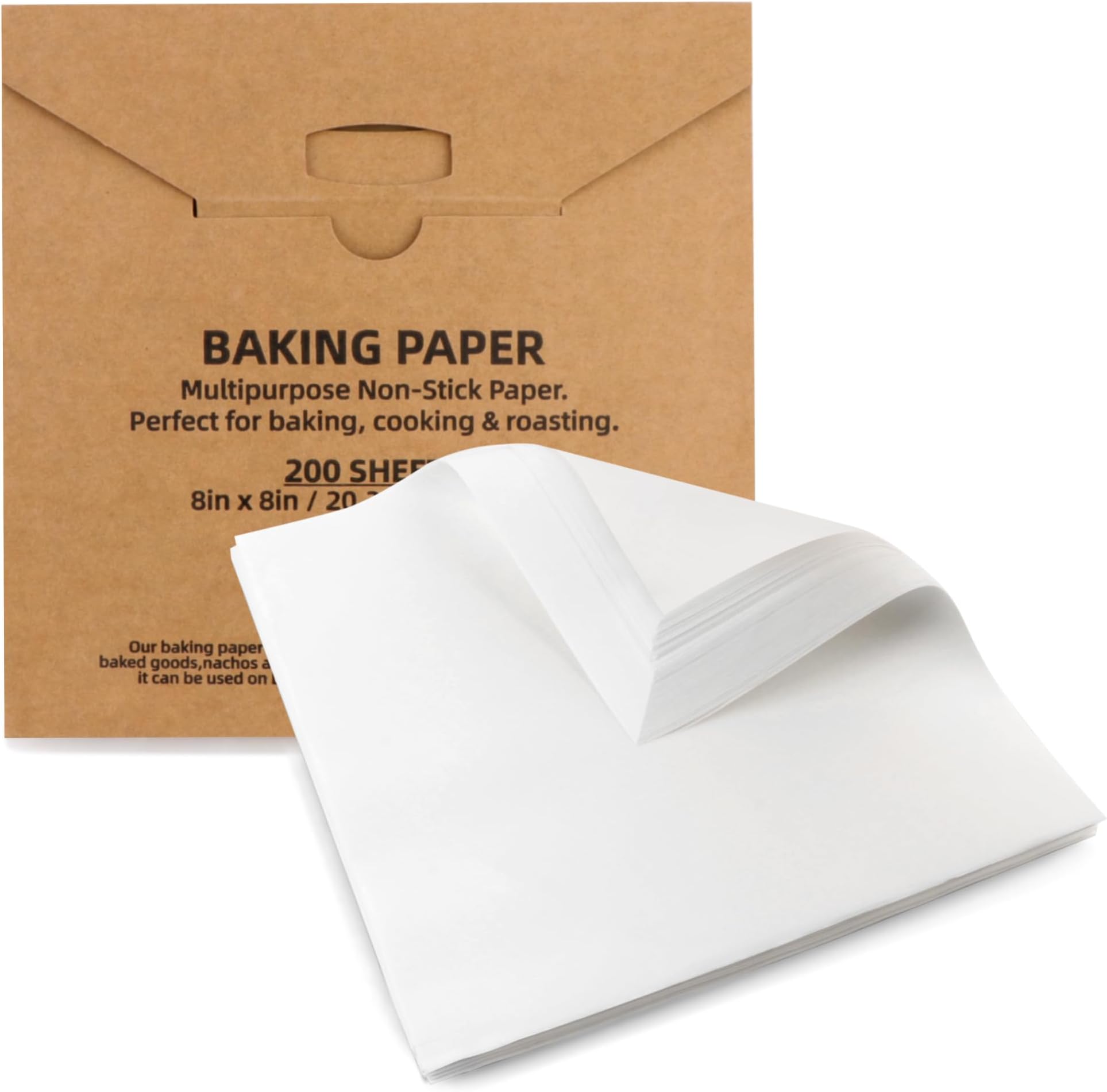 Amazon.com: 1000 Pack of Precut Parchment Paper Sheets, 4x4 Baking ...