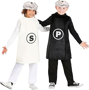 Amazon.com: Kid's Salt and Pepper Costumes | Funny Food-Themed ...
