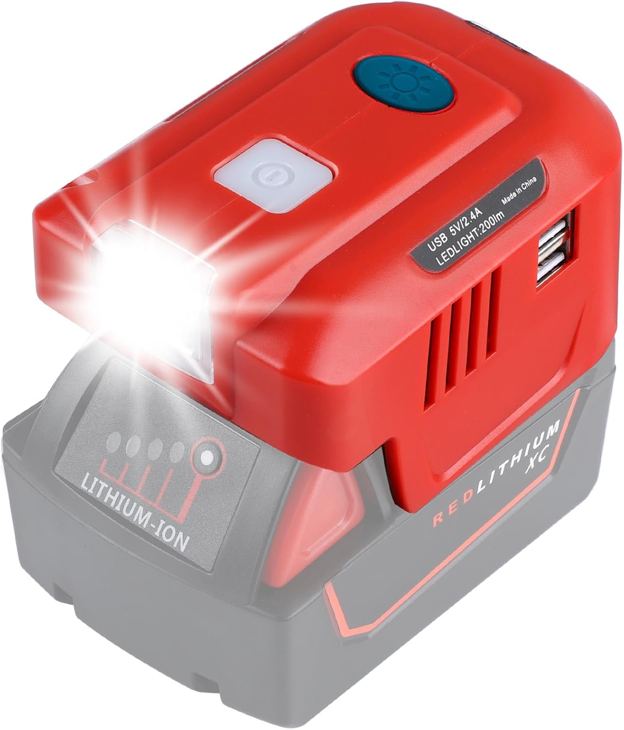 150W Powered Inverter Generator for Milwaukee 18V M18 Battery with ...