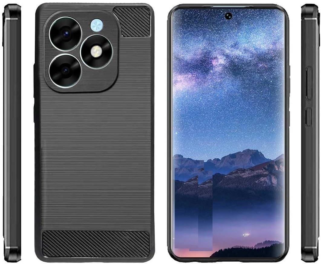 Coverage Dual Protection Silicon Back Cover for Itel S681L / Itel_S23 ...