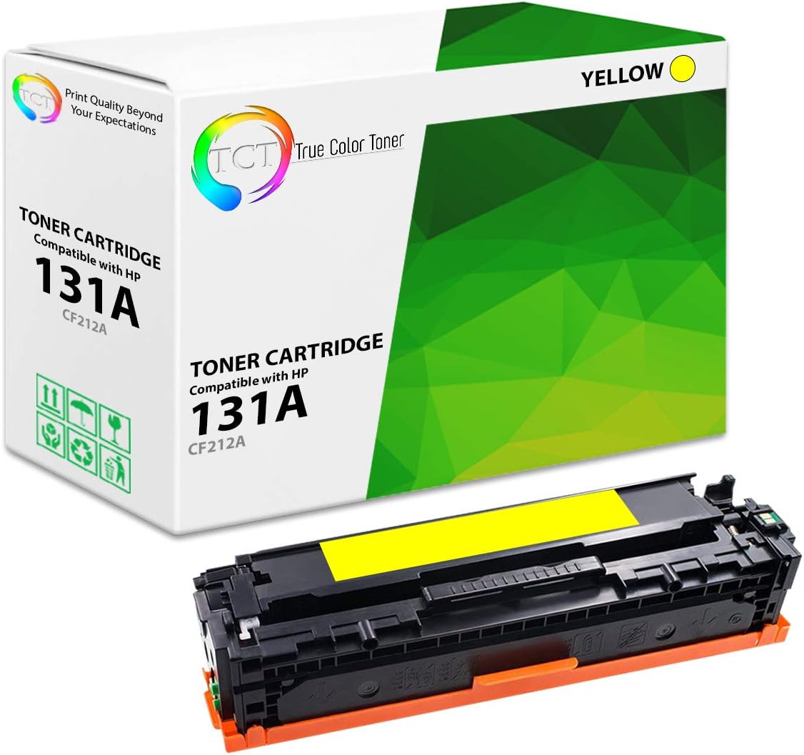 Amazon.com: TCT 131A Yellow Toner Cartridge - Premium Compatible ...