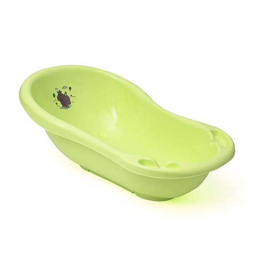 HIPPO Babywanne Badewanne OKT Kids grün Seifenablage Kinderbadewanne ...