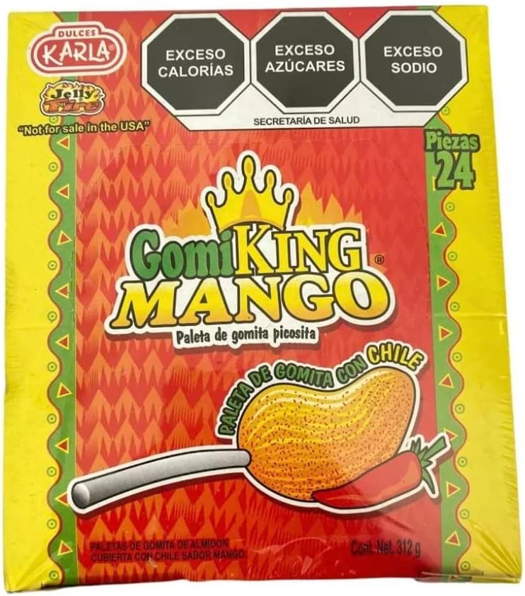 Paleta Gomi King Sabor Mango Enchilada Caja De 24 Unidades : Amazon.com ...