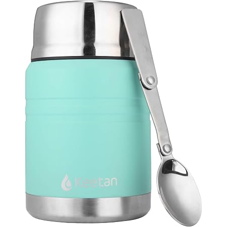 Prime Horizon Food Flask - 500ml Stainless Steel Vacuum Double Wall Jar ...