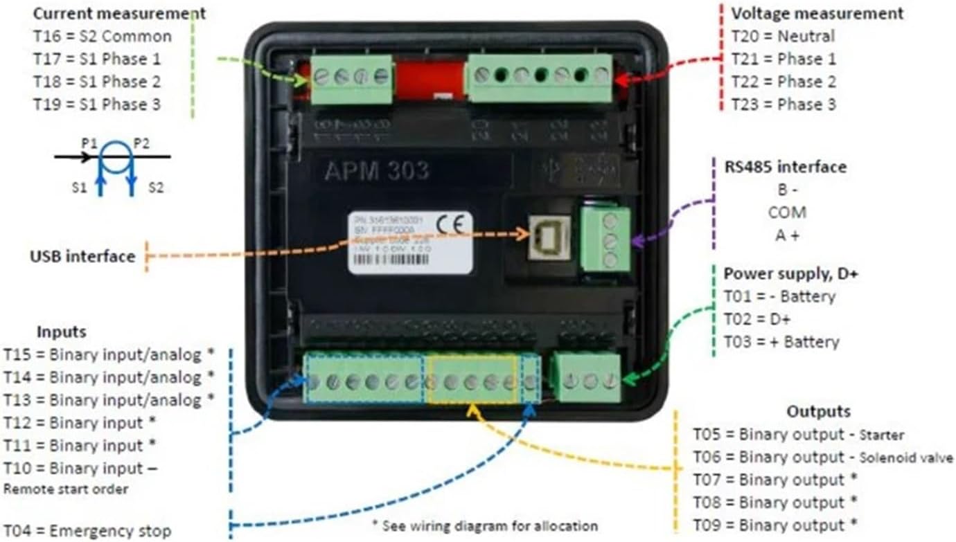 DOMOJT APM303 Generator Controller Instruction Manual