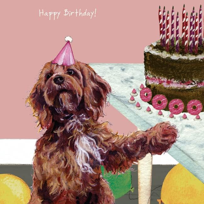 The Little Dog Laughed Artistic Open 'Happy Birthday' Greeting Card ...