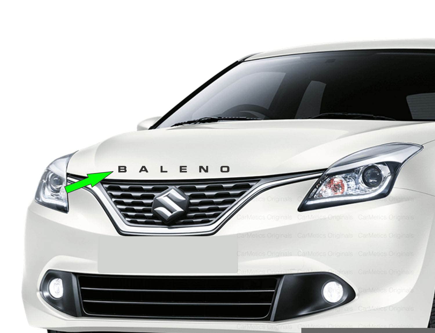 CarMetics ® Baleno car Accessories 3D Letters Also Called as 3D Logo ...