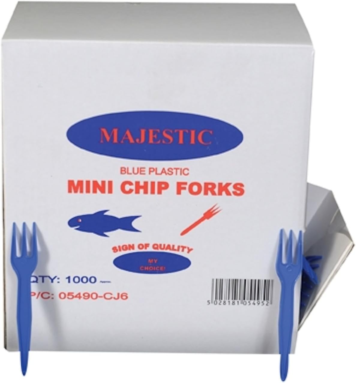 Amazon.com: Deli Supplies 5000 x Plastic Mini Chip Forks In Dispenser ...