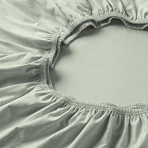 ESTELLA Spannbetttuch Zwirnjersey | Verde | 100x200 cm | bügelfreie ...