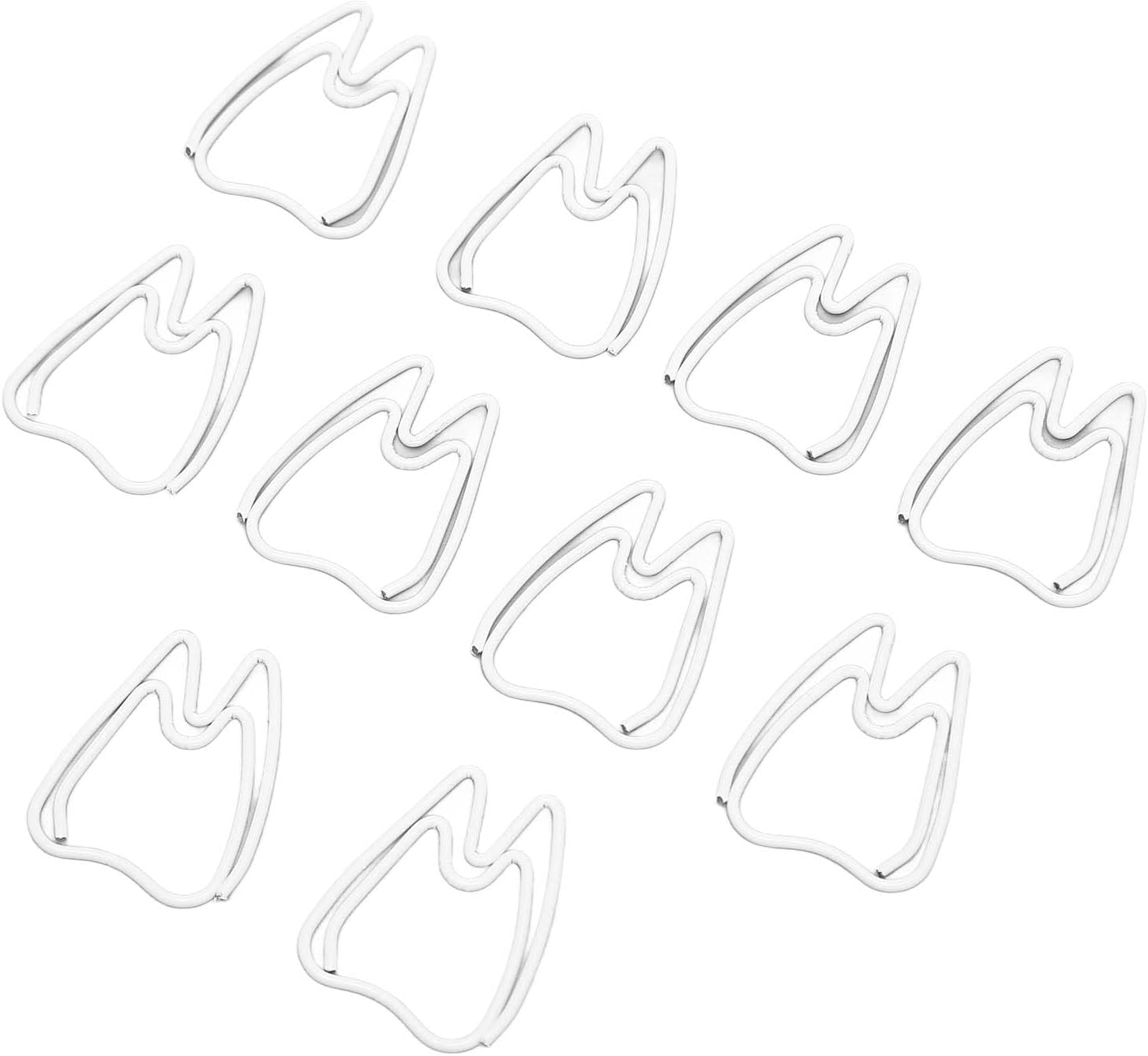 Amazon.com : 100pcs Paper Clips Cute Nonskid Cute Tooth Shape Bulk ...