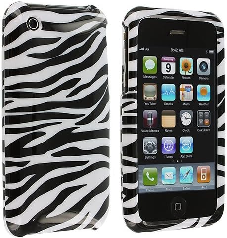 Amazon.com: Black and White Stripes Zebra Skin Animal Design Snap-On ...