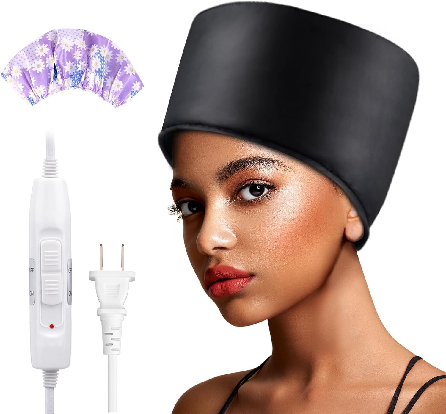 Amazon.com : Tifara Beauty Deep Conditioning Cordless Heat Cap for Spa ...