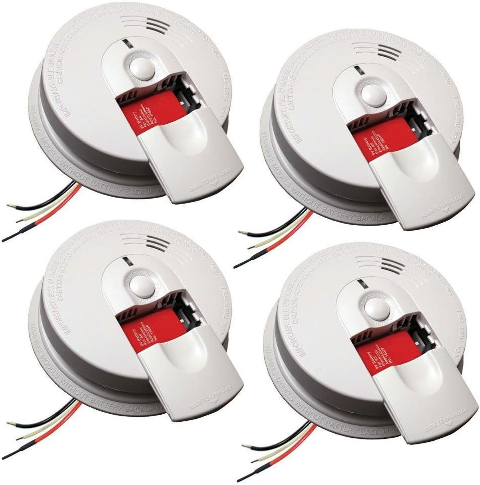 Kidde Hardwired Smoke Detector, 10-Year Battery Backup ...