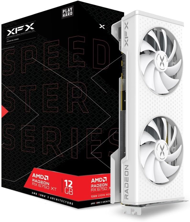 XFX Speedster SWFT Radeon RX 6750XT Core Gaming Graphics Card (RX ...