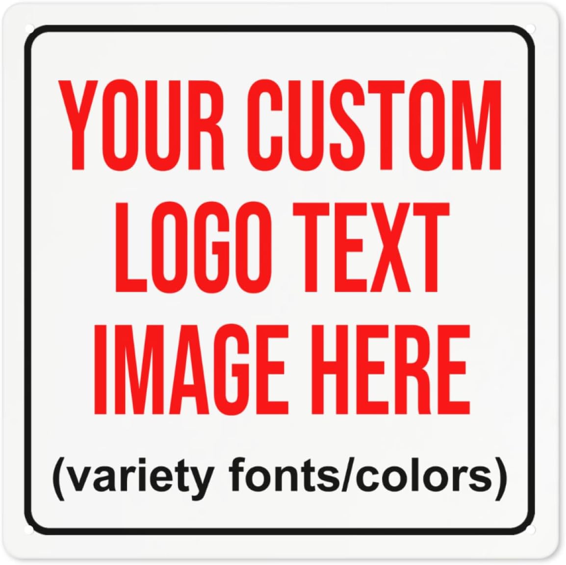 Amazon.com : Custom Signs Outdoor Metal Sign Personalized Signs Custom ...