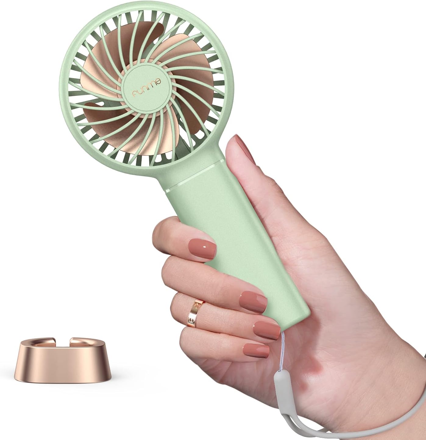 Amazon.com: Foldable Handheld Mini Fan USB Rechageable Desktop Fan ...