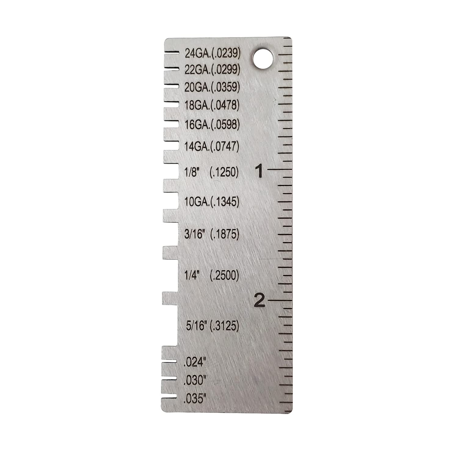 Snapklik.com : JENSWILL Mini Portable Metal Sheet Thickness Gauge Wire ...