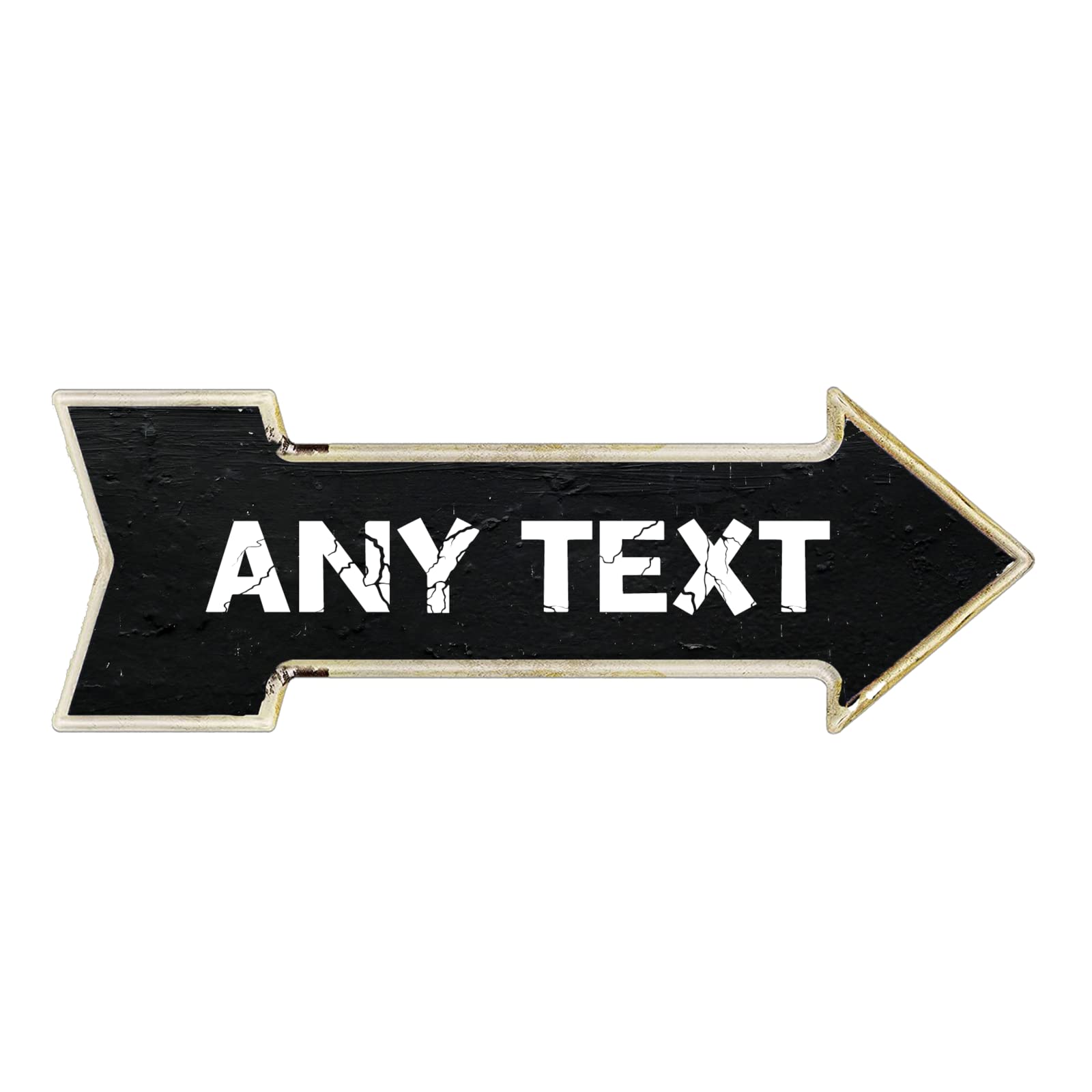 Amazon.com: Custom Arrow Metal Signs Any Text Any Name Personalize ...