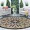 Amazon.com: Homcomoda Round Outdoor Patio Rugs 6Ft Waterproof Indoor ...