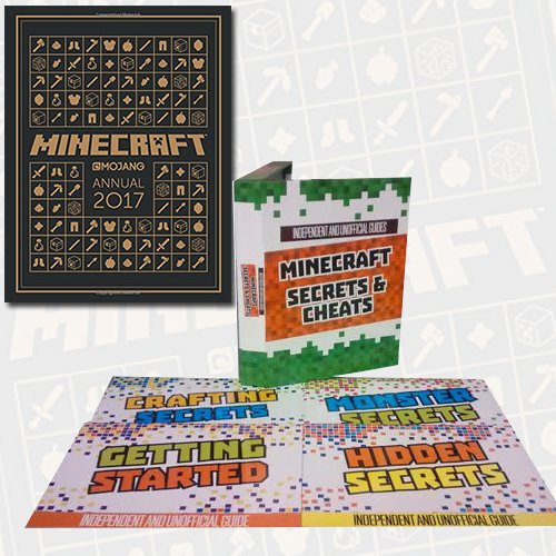 Minecraft Secrets & Cheats Box Set and Official Minecraft Annual 2017 ...