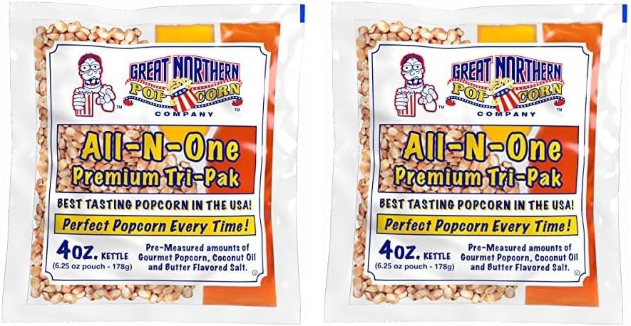 Amazon.com: 12-Count Gourmet Popcorn Kernels Packs - Premeasured All-in ...