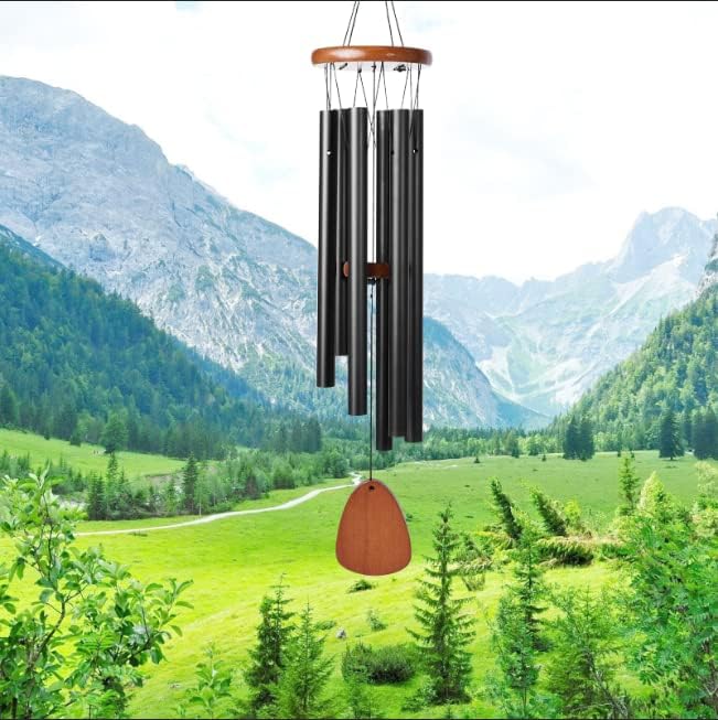 Amazon.com : Wind Chimes for Outside with Wood Wind Catcher, 32 Inches ...