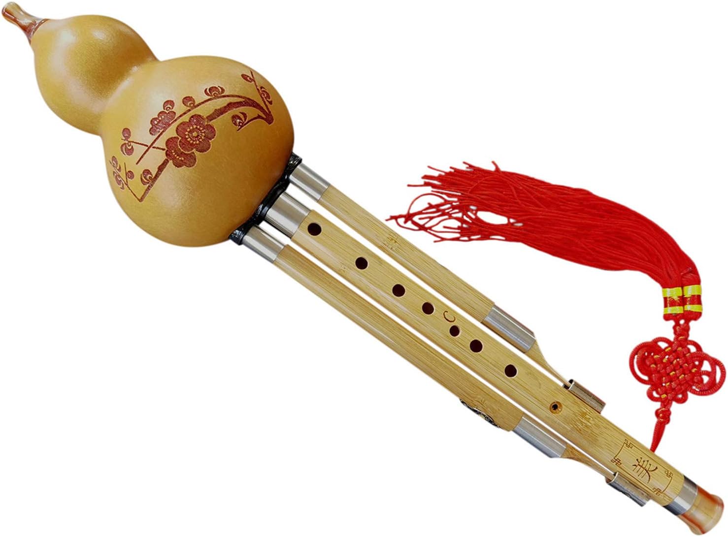 Amazon.com: Interact China Hulusi Flute made from Bamboo with 3 Octaves ...