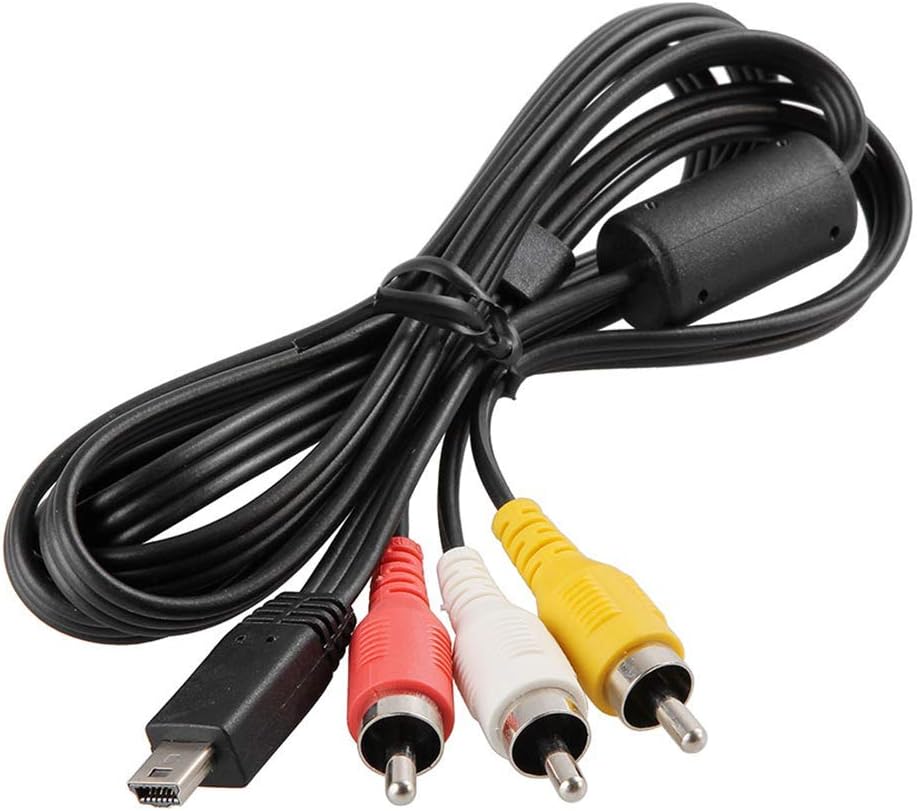 Amazon.com : Canon TV or VCR Video Playback Cable STV-250N-Mini to RCA ...