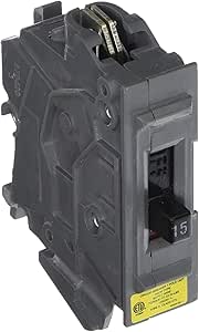 1- WADSWORTH 15A Single pole Circuit breaker A15 Replacement 1 pole ...