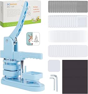 Amazon.com: Fridge Magnet Button Maker Machine, Square-Shaped Pin Maker ...