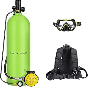 Amazon.com : Mini Scuba Tank with Diving Mask, 30-60 Minutes Underwater ...