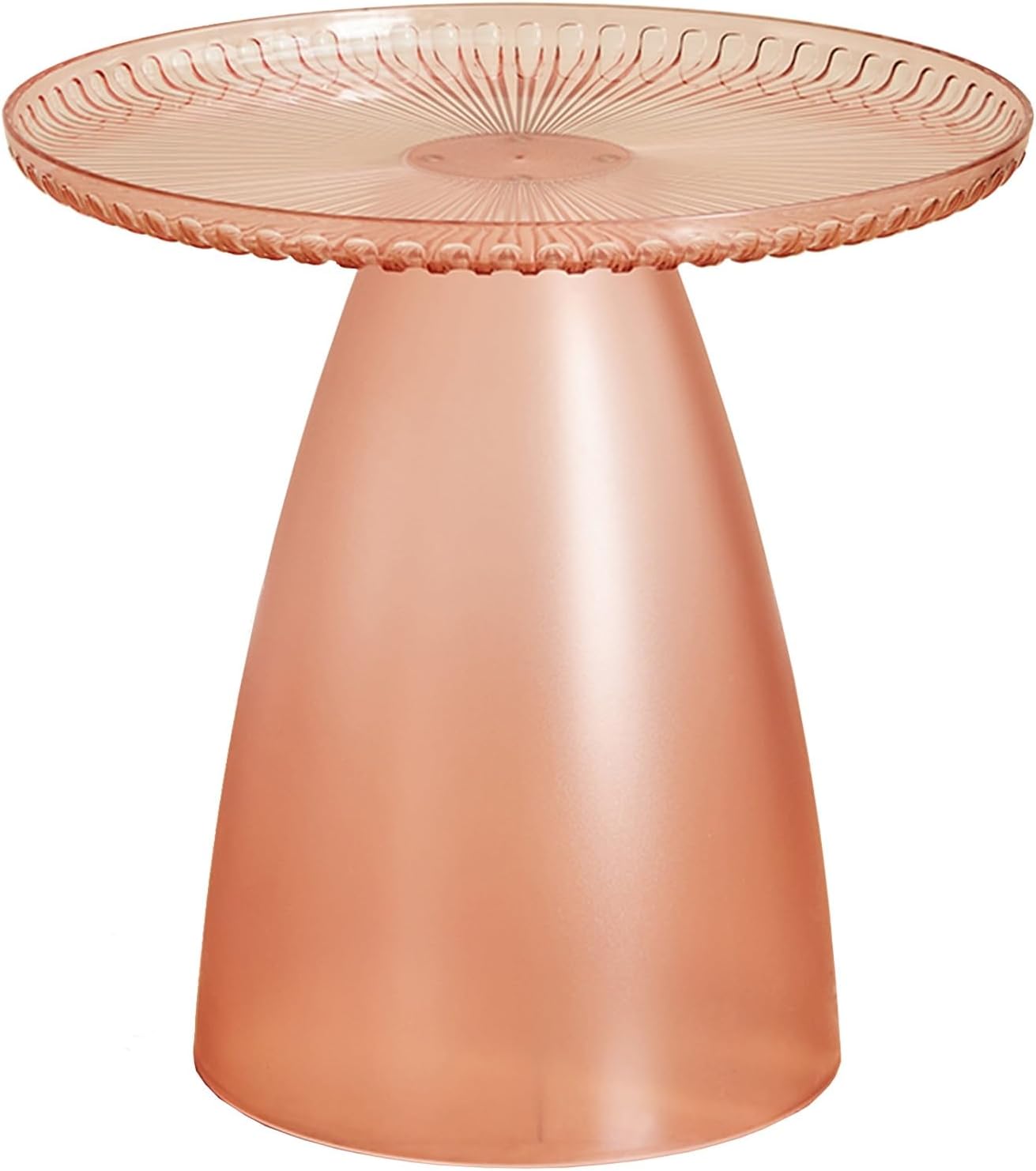 Round Coffee Table with Stable Legs, Smooth Surface, Colorful Side ...