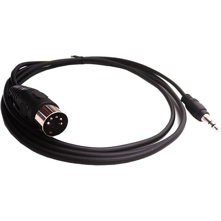 Amazon.com: 5 Pin Midi to RCA Cable, 5-Pin Din Male to 2 RCA Phono Male ...