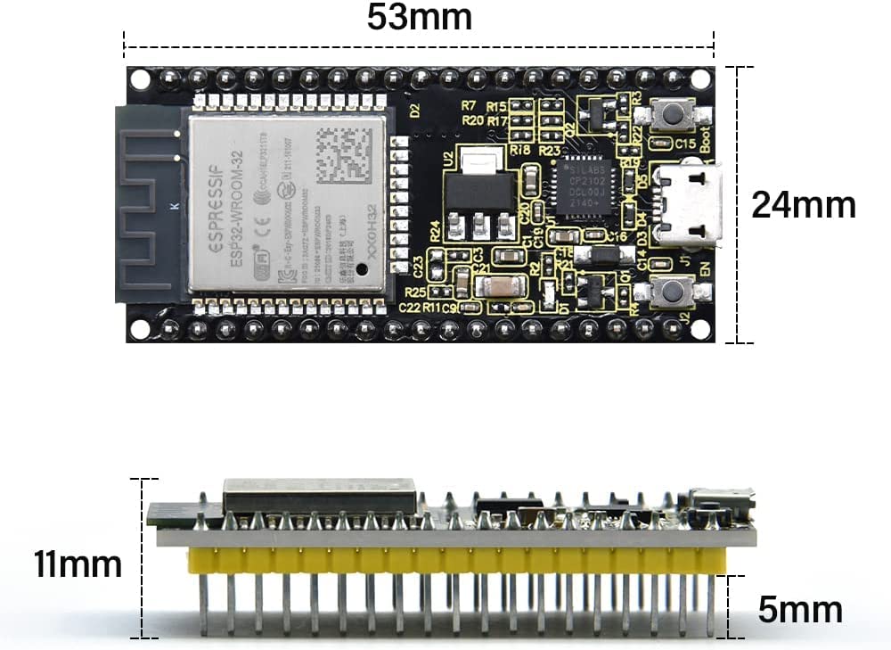 Snapklik.com : KEYESTUDIO Mini ESP32 Development Board