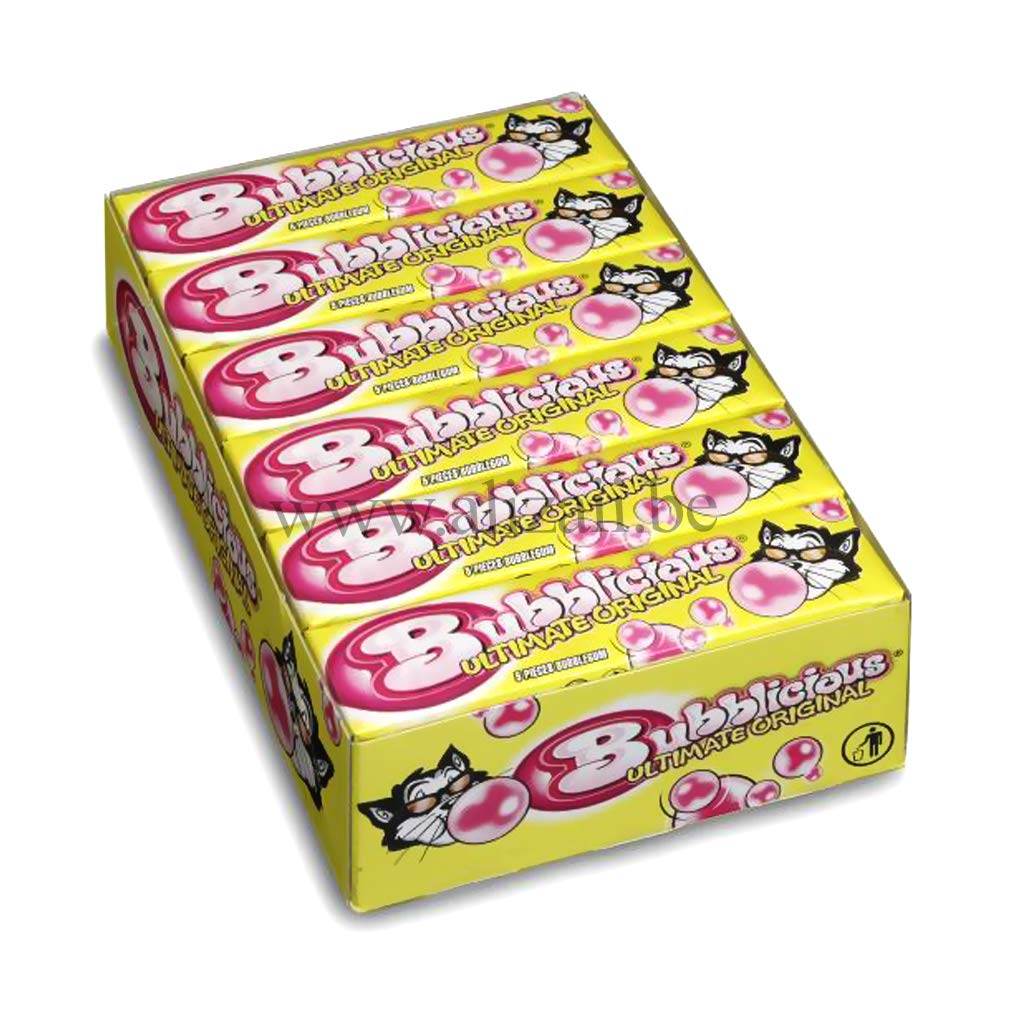 Amazon.com : Bubblicious Original 18 pieces (38 g per piece ...