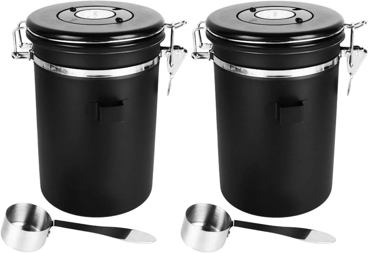 WOPPLXY 2PCS Coffee Bean Storage Container 1800ML - Airtight Coffee ...