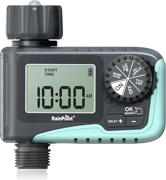 Amazon.com : RAINPOINT Sprinkler Timer, Programmable Water Timer for ...