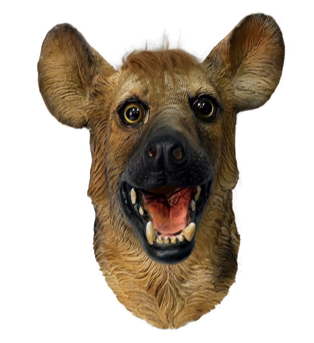 Amazon.com: Hyena Mask Latex Animal Dog Mask Halloween Costume Cosplay ...