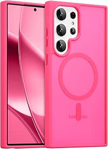 Amazon.com: RALEAVO for Samsung Galaxy S24 Ultra Case Strong Magnetic Case [Compatible with ...