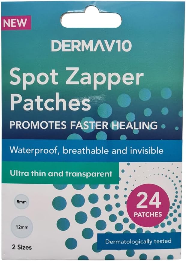 Healthpoint Derma V10 Spot Zapper Patches, Pack Of 24 Hydrocolloid ...