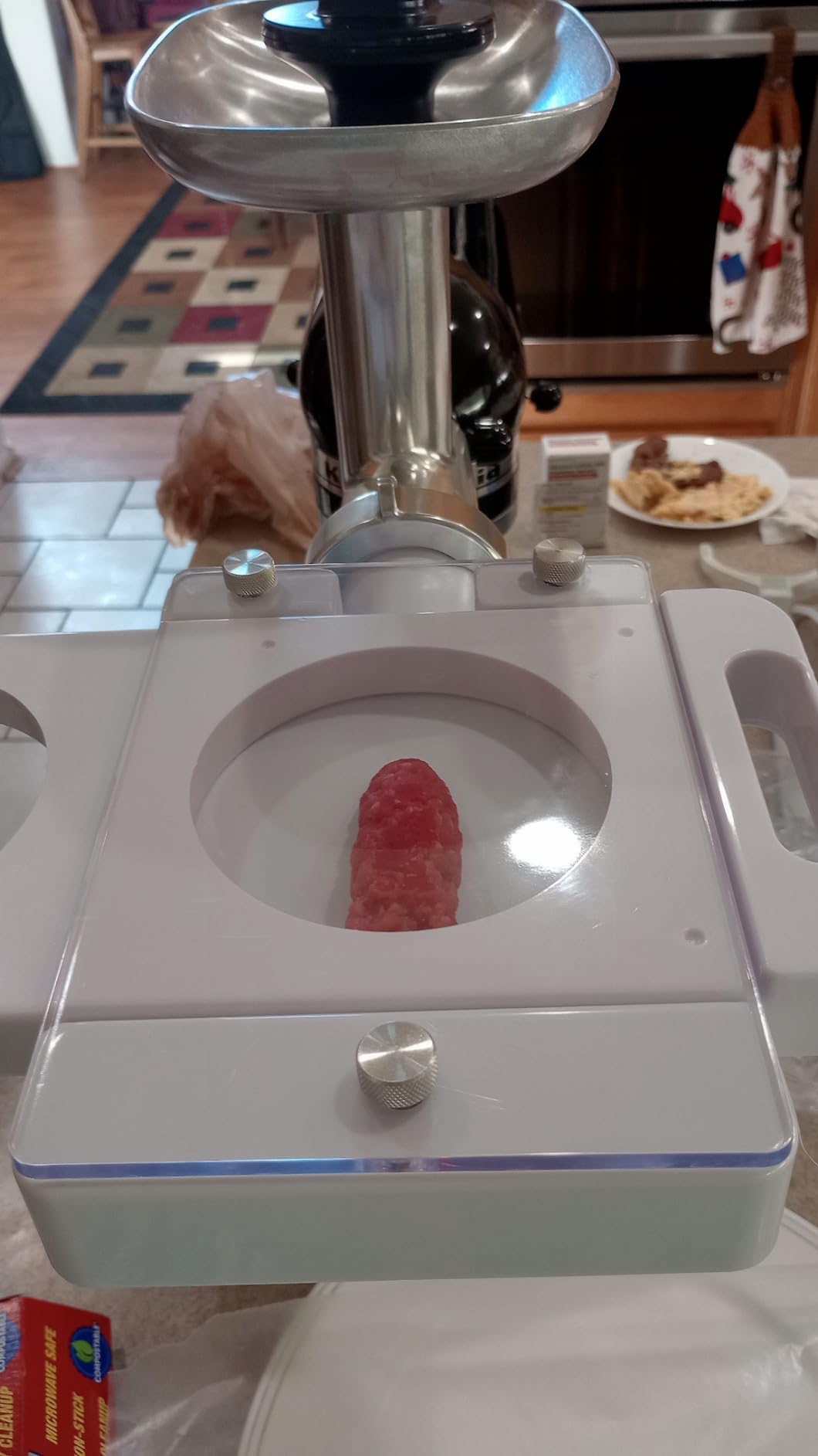 Amazon.com: Besuerte Burger Press Patty Maker, Auto Hamburger Patty ...