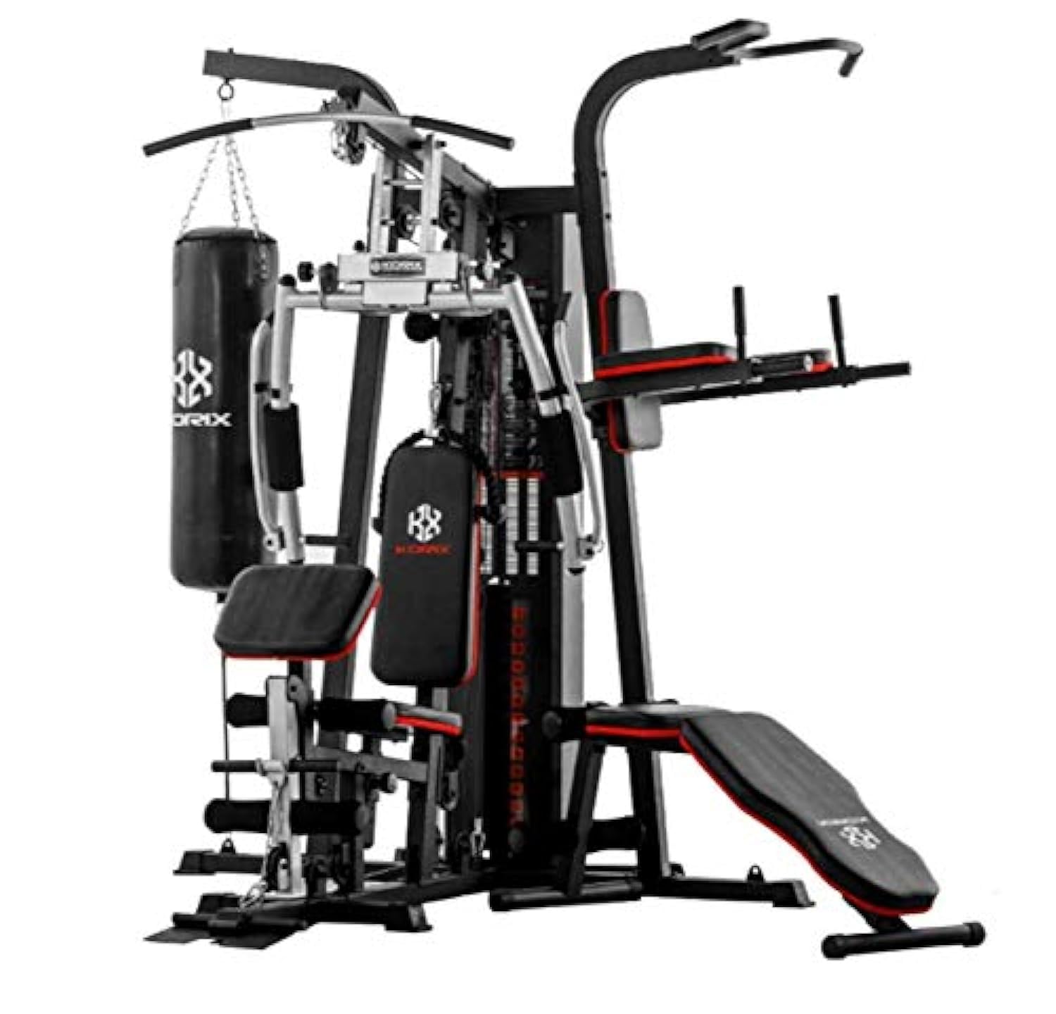 اجهزة جيم منزلية 3 في 1 مع اوزان 65 كجم - متعدد الالوان من كوريكس، رقم ...